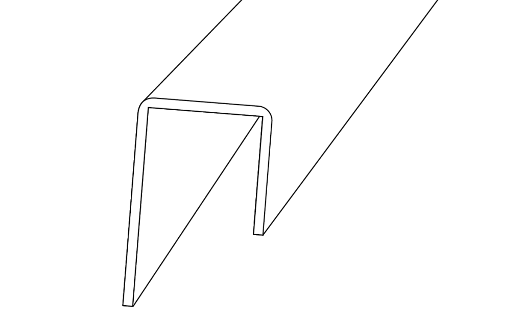 J Bead 3.0m Trim-Tex - Plaster Supplies Tasmania