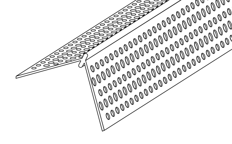 Rigid 90º Corner Bead 3.0m Trim-Tex - Plaster Supplies Tasmania